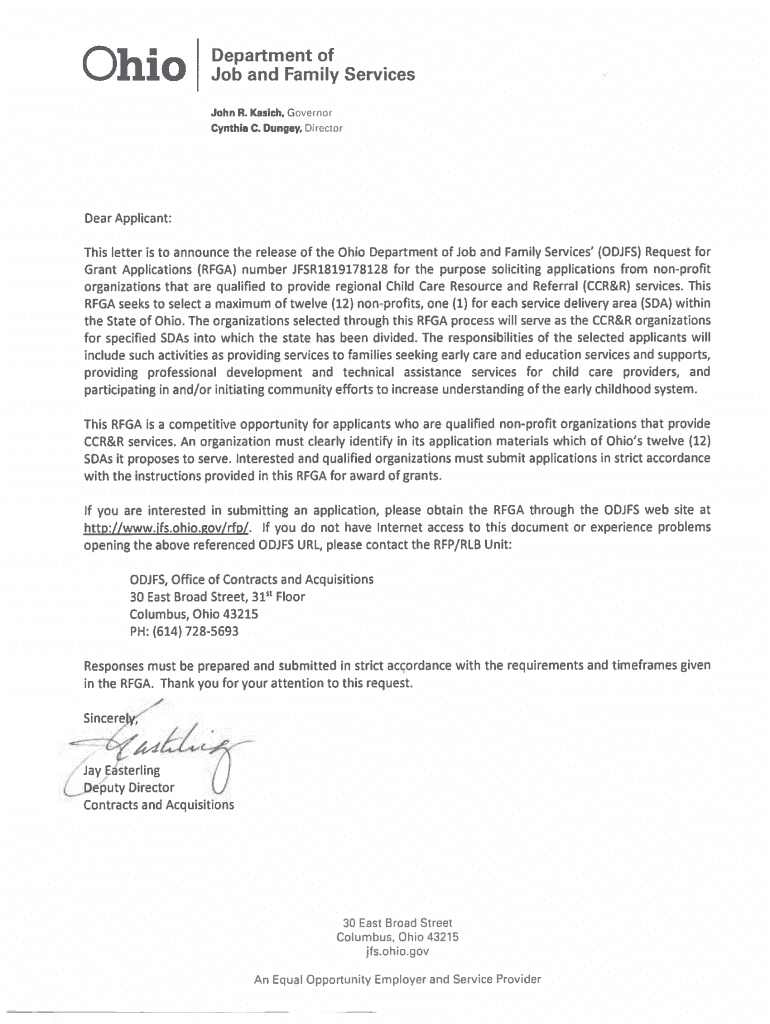 Fillable Online procure ohio View FSR1819178128 - State of Ohio Procurement - Ohio.gov Fax Email ...