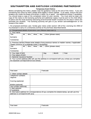 Temporary Event Notice Before completing this notice, please ... Doc ...