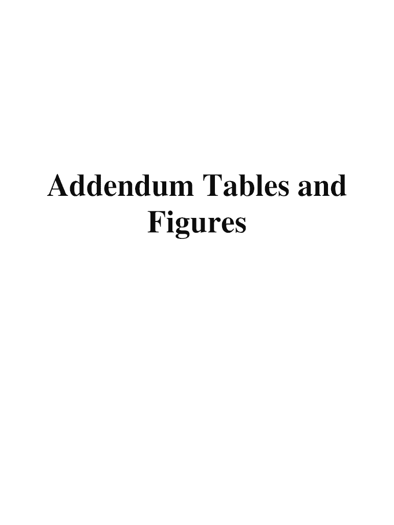 Fillable Online Addendum tables and figures final Fax Email Print ...