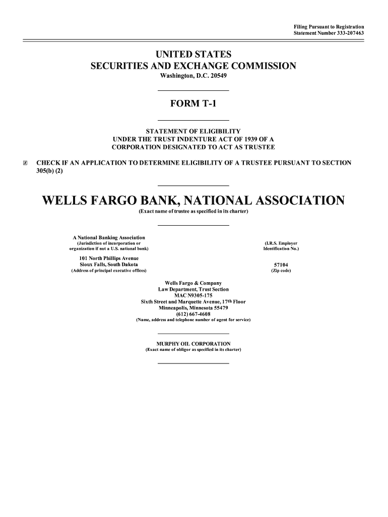 Fillable Online SEC Form T-1 - Investopedia Fax Email Print - pdfFiller