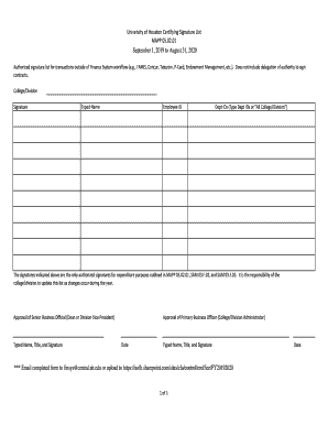 Fillable Online Certifying Signature Form FY20TEST.xls Fax Email Print ...