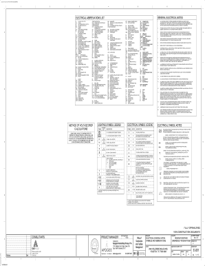 Fillable Online GENERAL ELECTRICAL NOTES ELECTRICAL SYMBOL NOTES ...