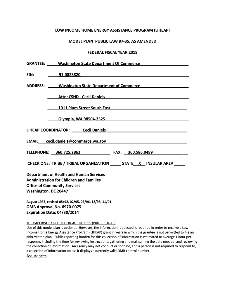 Fillable Online Eastern Washington Partnership Plan (PDF) - Workforce ...