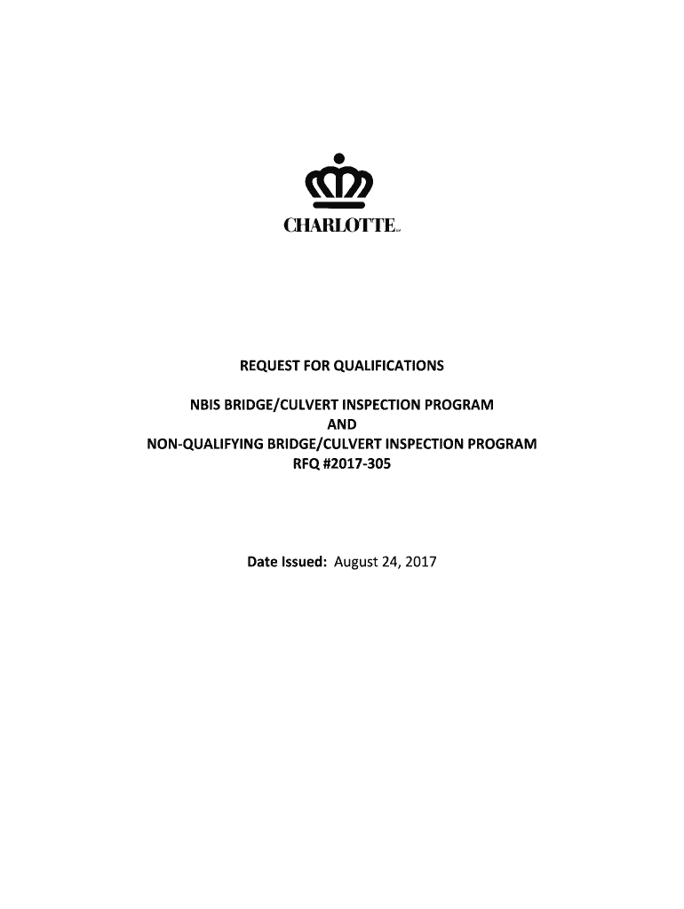 Fillable Online request for qualifications nbis bridge/culvert ... - BidNet Fax Email Print ...