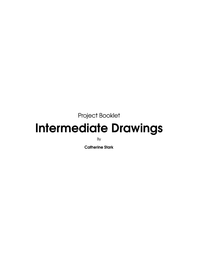 Fillable Online Project Booklet Intermediate Drawings Fax Email Print ...