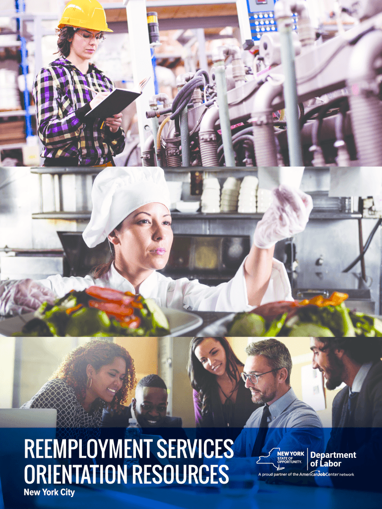 Fillable Online labor ny REEMPLOYMENT SERVICES Fax Email Print - pdfFiller