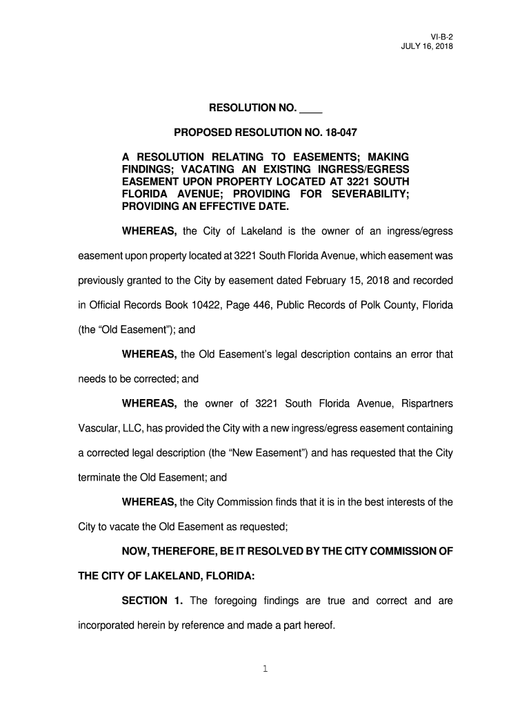 Fillable Online Ingress and Egress Easements: Access Over Your Neighbor ...