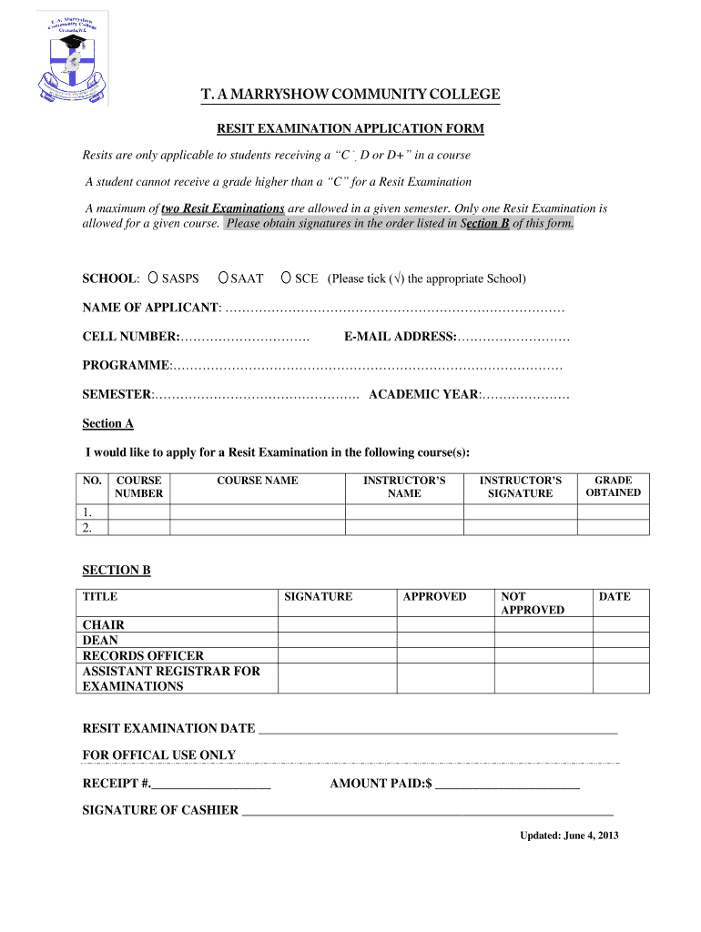 Resit Form - Fill Online, Printable, Fillable, Blank | pdfFiller