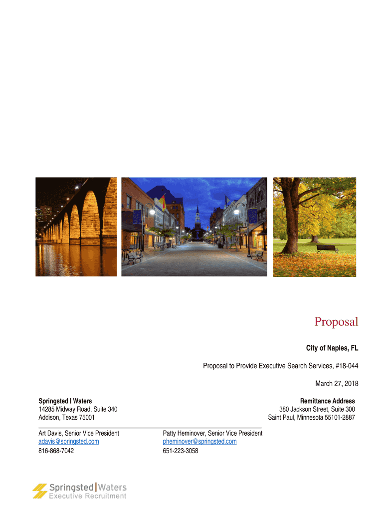 Fillable Online Proposal - AWS Fax Email Print - pdfFiller