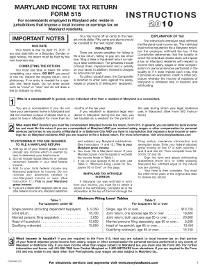 Fillable Online Choose the Right Income Tax Form - Maryland Taxes Fax ...