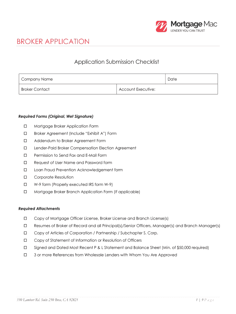 Fillable Online NY Mortgage Broker Registration New Application ...