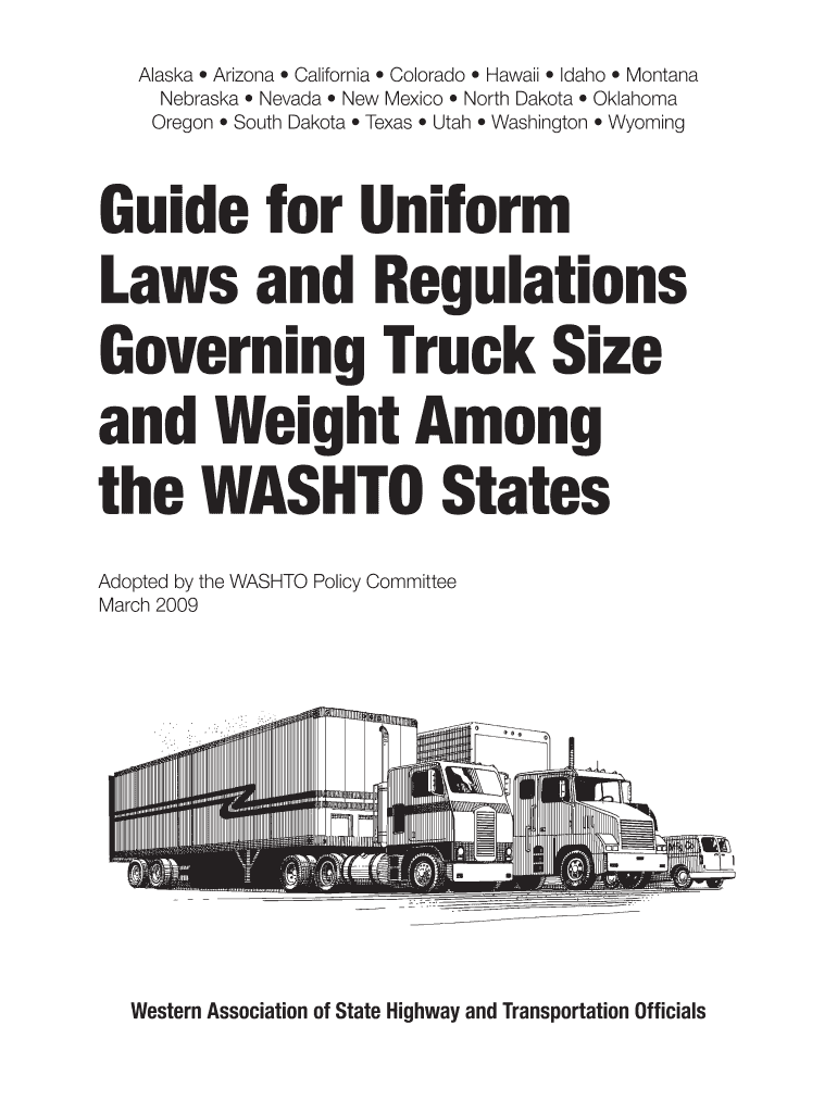 Fillable Online Guide for Uniform Laws and Regulations Governing Truck ...