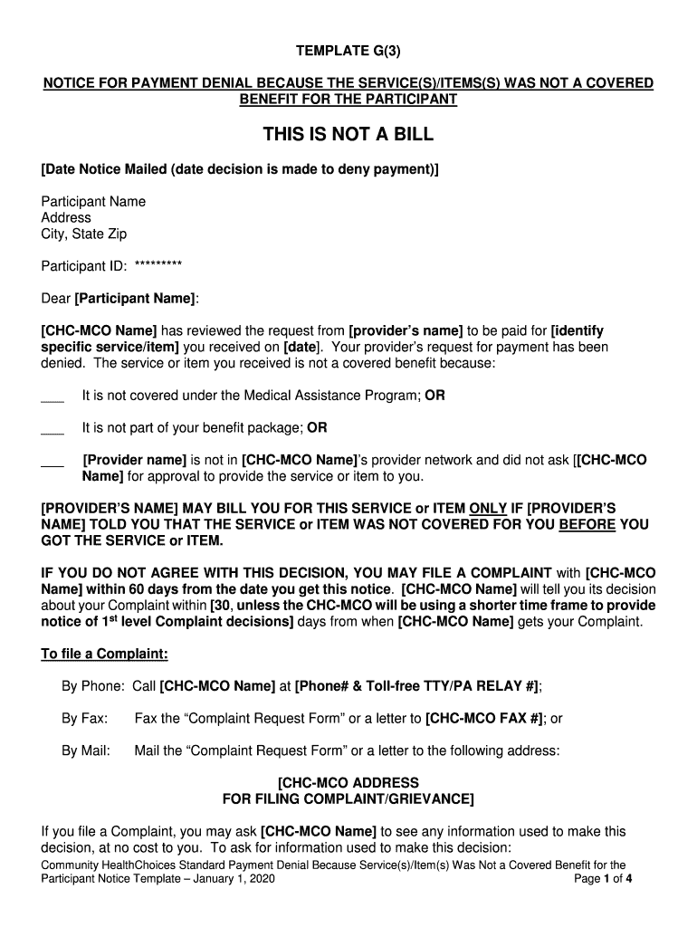 Fillable Online TEMPLATE G(3) Fax Email Print - pdfFiller