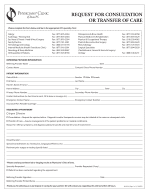Fillable Online OR TRANSFER OF CARE Fax Email Print - pdfFiller