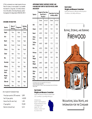 Fillable Online firewood brochure Fax Email Print - pdfFiller