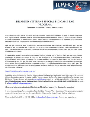 Fillable Online idfg idaho Hunting Licenses and Tags - California ...