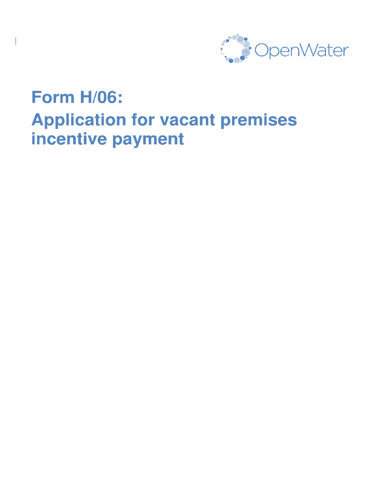 Fillable Online Form H/06 - MOSL Fax Email Print - pdfFiller