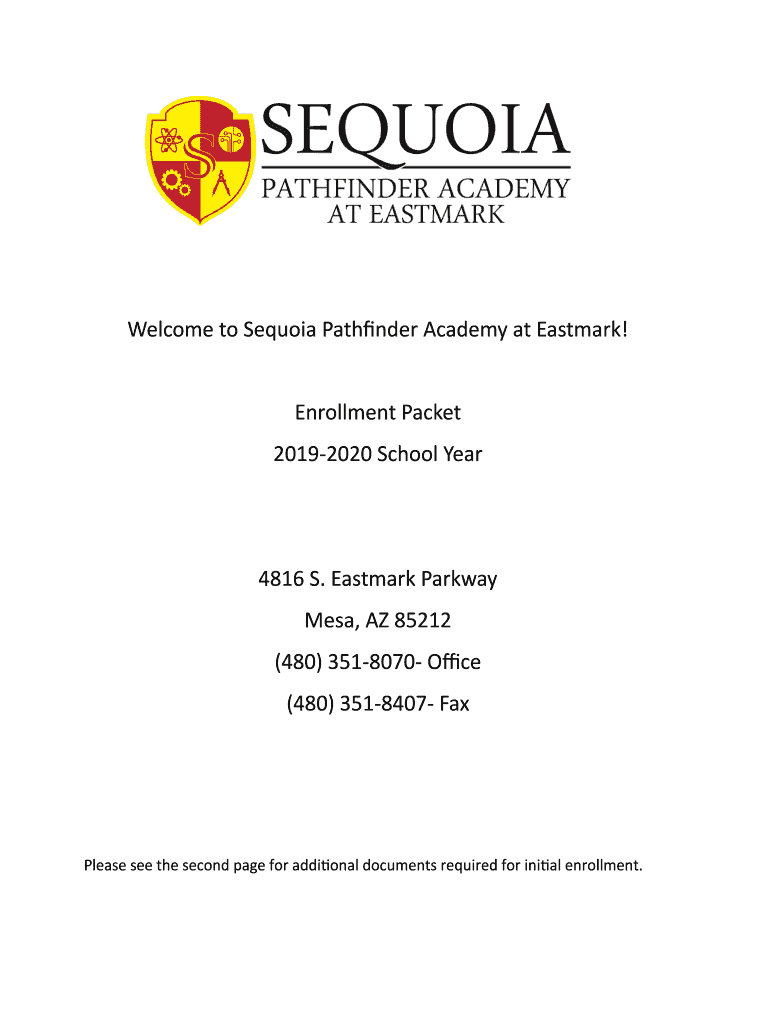Fillable Online eastmark sequoiapathfinder Welcome to Sequoia ...