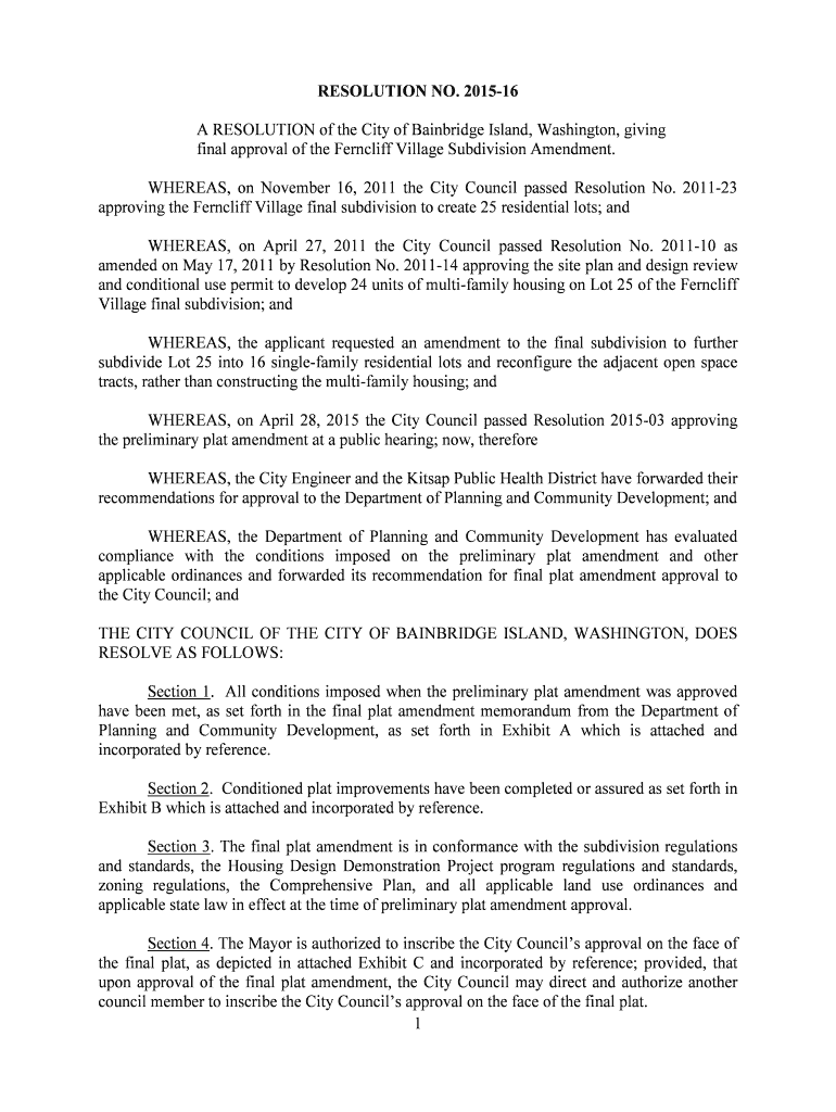 Fillable Online Port Madison Bay - City of Bainbridge Island Public ...