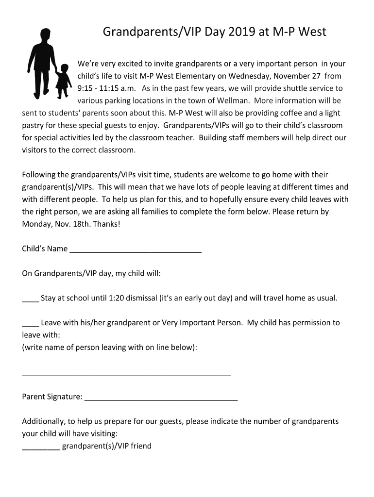 Fillable Online Invitation letter to parents for school function Fax ...