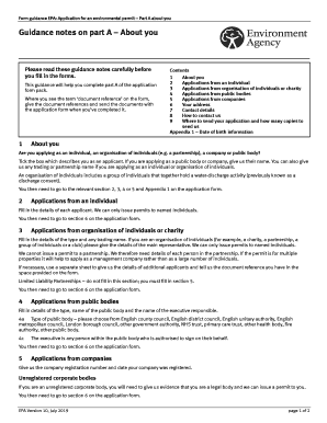 Fillable Online Form guidance EPA- application for an environmental ...