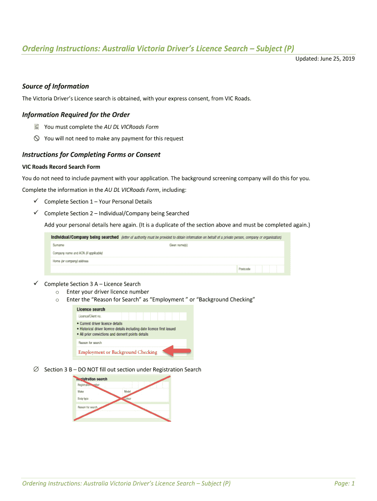 Fillable Online Request licence or registration information : VicRoads Fax Email Print - pdfFiller