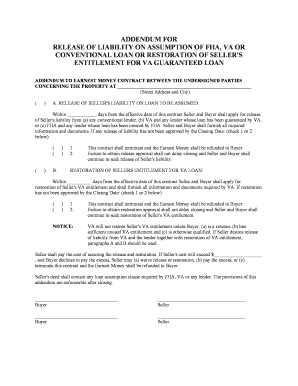 Addendum Fha Va Loan - Fill Online, Printable, Fillable, Blank | pdfFiller