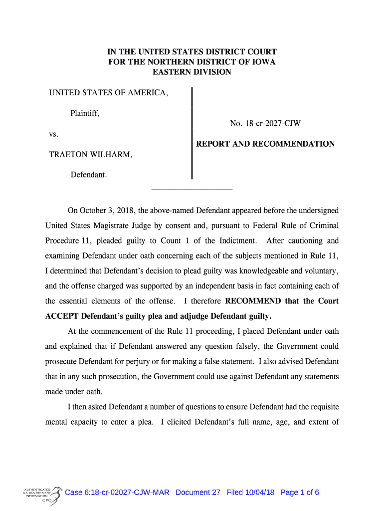 Fillable Online than Two Dozen Defendants Sentenced in Federal Court ...