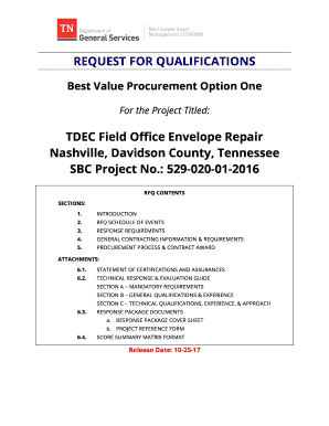 Fillable Online TDEC Field Office Envelope Repair - TN.gov Fax Email ...