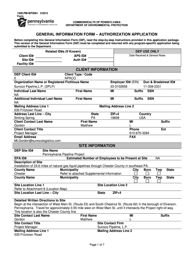 Fillable Online files dep state pa FORM COMMONWEALTH OF PENNSYLVANIA ...