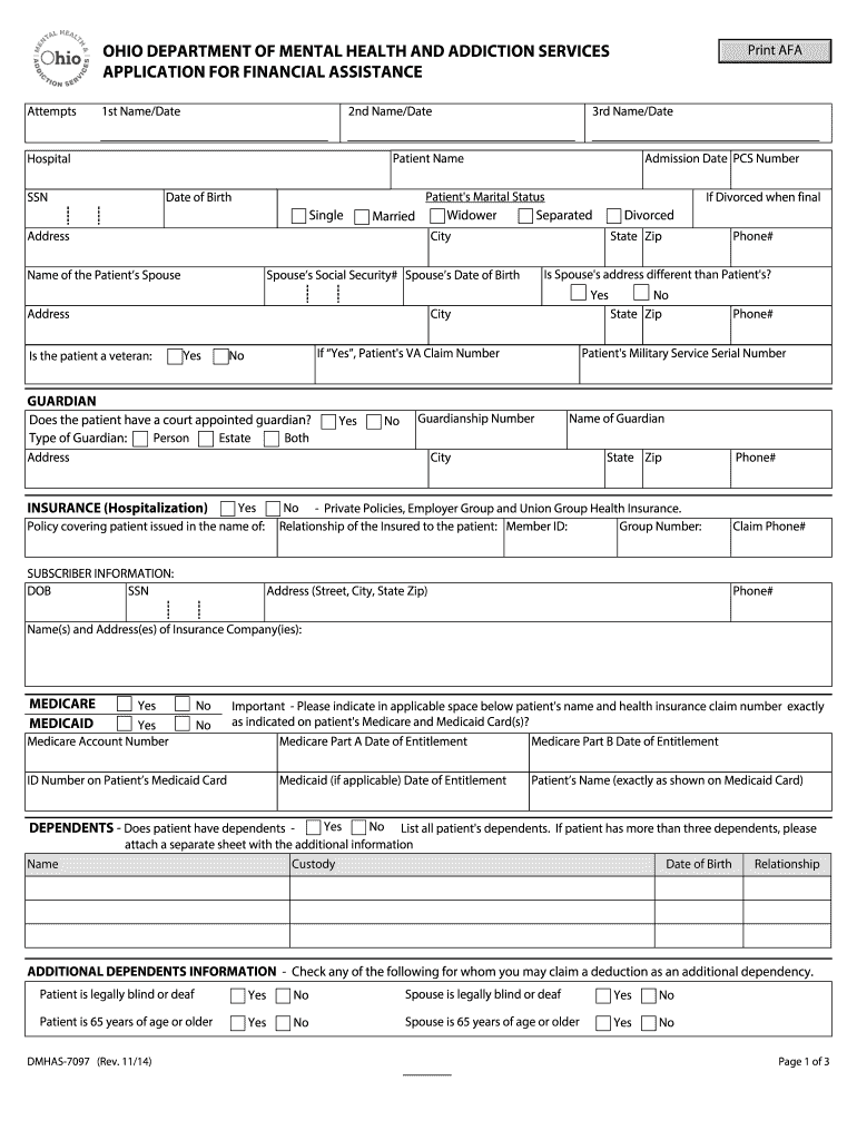 Ohio financial assistance: Fill out & sign online | DocHub