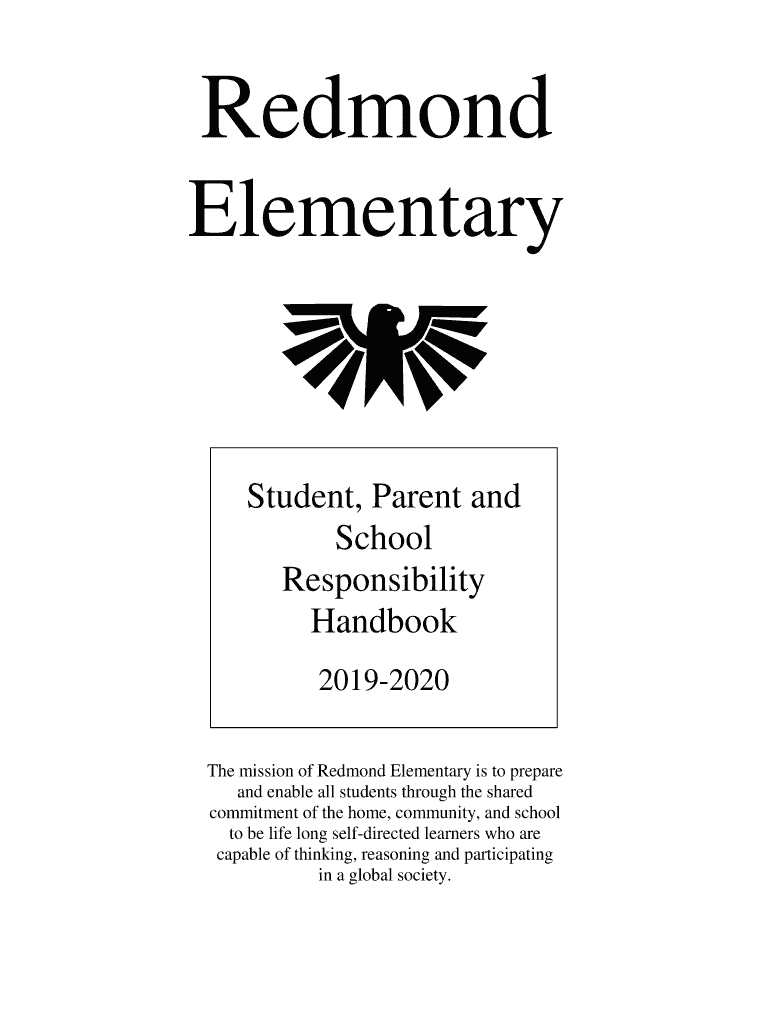 Fillable Online Student Rights and Responsibilities HandbookRedmond ...