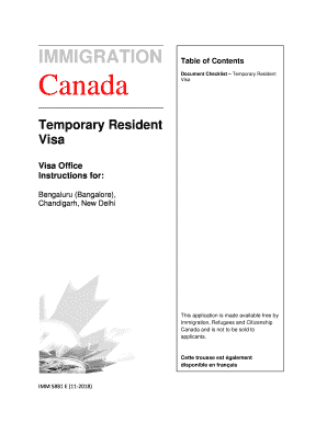 Fillable Online IMM5257 E: APPLICATION FOR TEMPORARY RESIDENT VISA Fax ...
