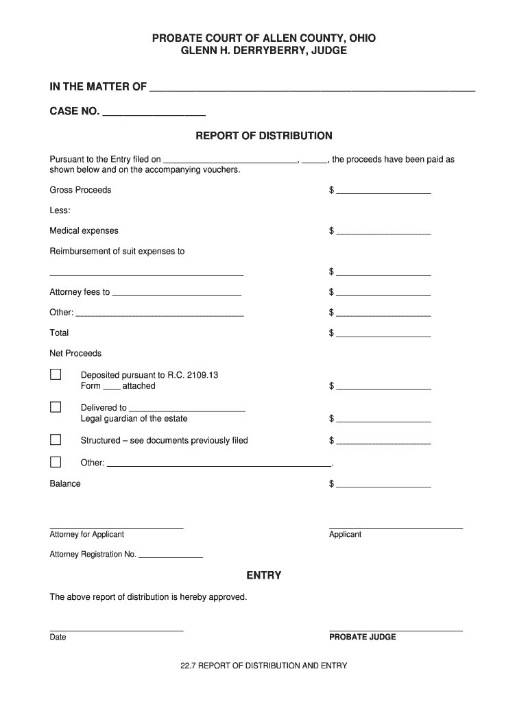 Fillable Online THE STATE EX REL ALLEN COUNTY ... - Supreme Court of ...