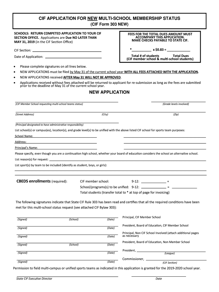 Fillable Online 7 College Cif Form - Fill Online, Printable, Fillable ...