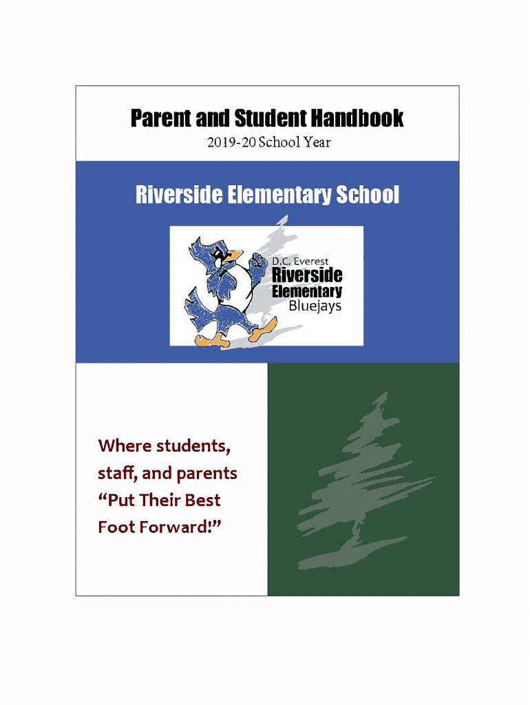 Fillable Online Parem and Student Handbook - DC Everest Area School District Fax Email Print ...