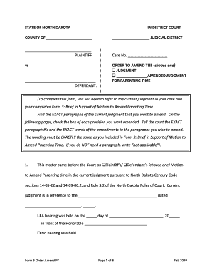 Fillable Online ORDER TO AMEND THE (choose one) Fax Email Print - pdfFiller