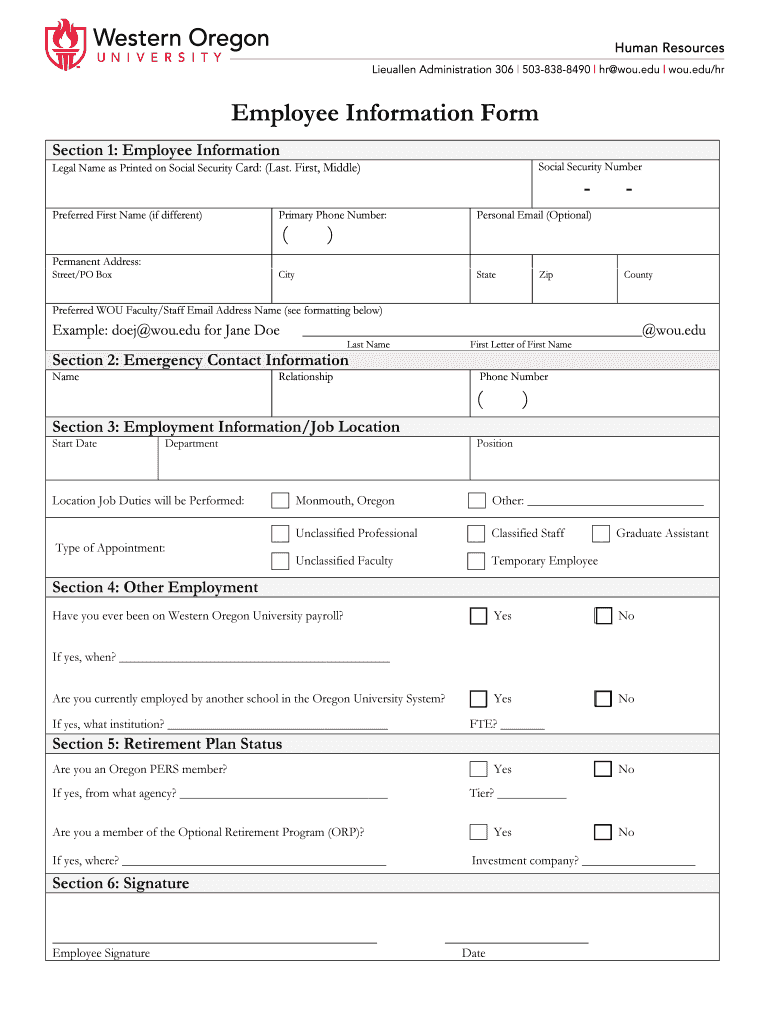 Fillable Online New Employee Paperwork Checklist Hourly Fax Email Print ...