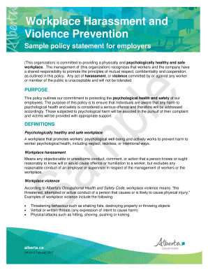 Harassment Report Sample | pdfFiller