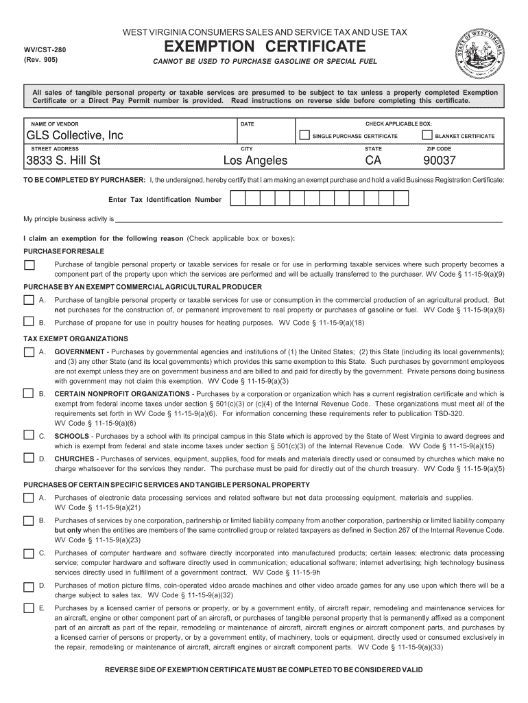 Fillable Online I claim an exemption for the following reason (Check ...