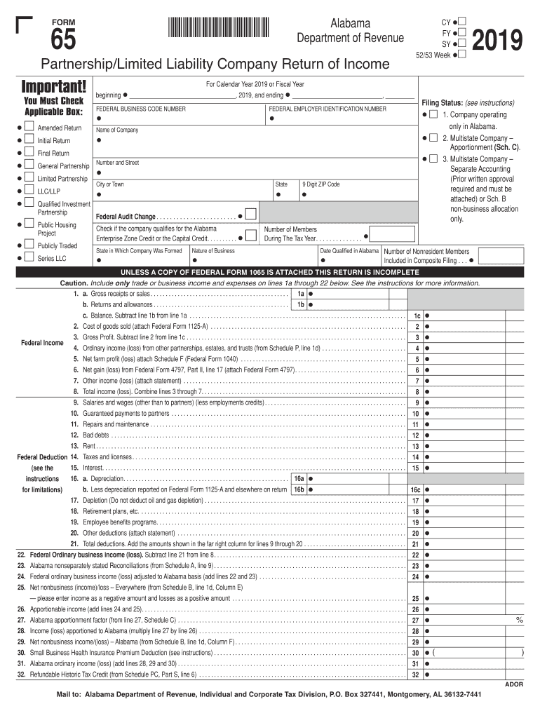 Form 1065 Pdf - Fill Online, Printable, Fillable, Blank | pdfFiller