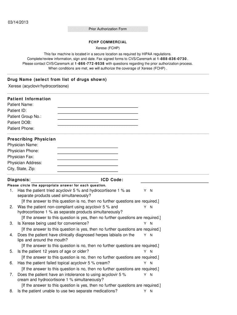 Fillable Online prior authorization form - Fallon Health Fax Email ...