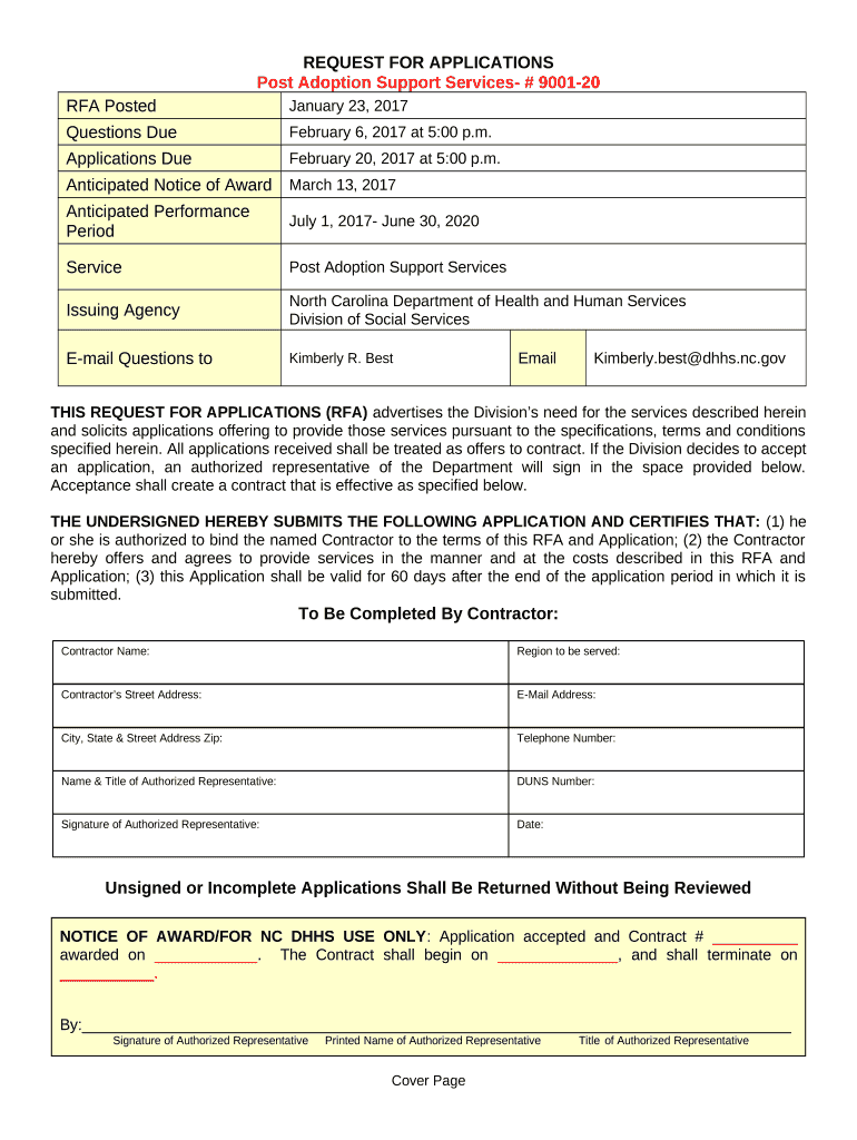 Online Post Adoption Support Services- # 9001-20 Fax ... Doc Template ...