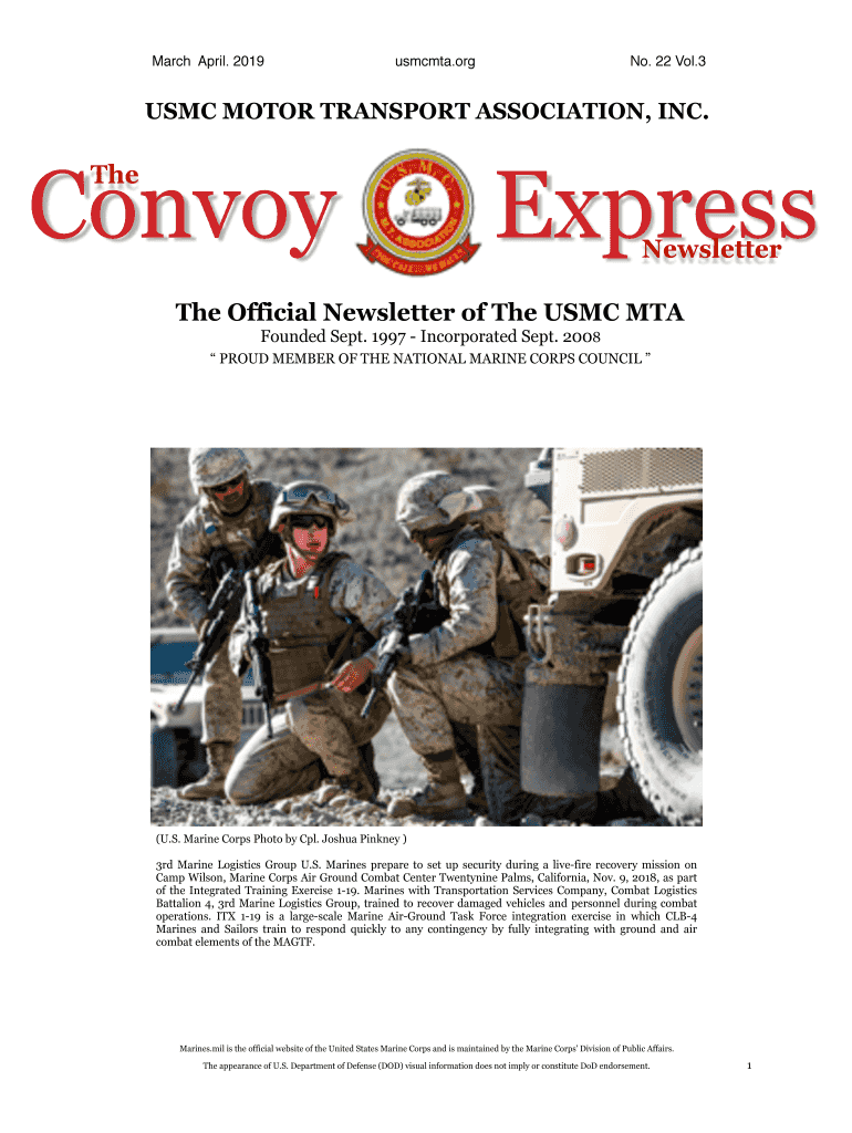 Fillable Online solicitation for the marine corps motor transport ...