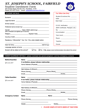 Fillable Online saintmarkshoreline registration form - Saint Mark Catholic Church ...