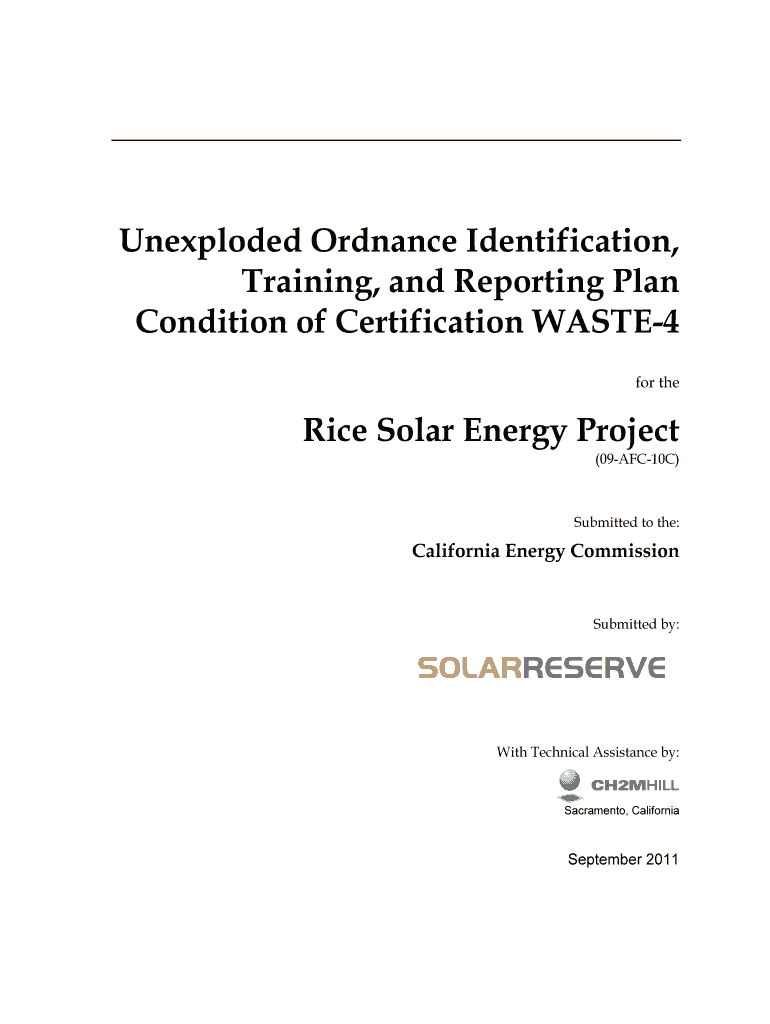 Fillable Online Unexploded Ordnance Identification, Fax Email Print ...