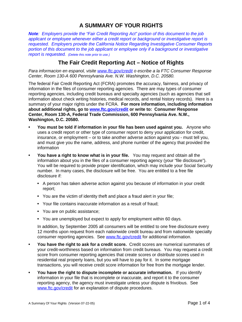 What are my rights under FCRA? Leia aqui: What rights does an ...