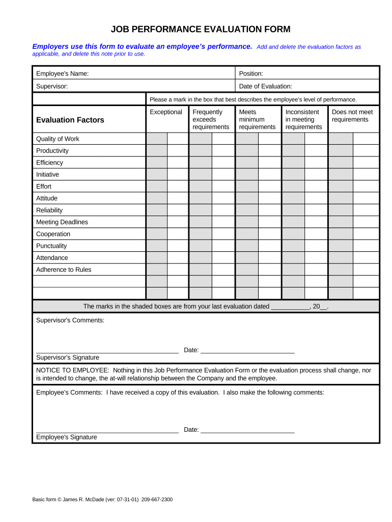 Employee Performance Evaluation Form Ubicaciondepersonas cdmx gob mx