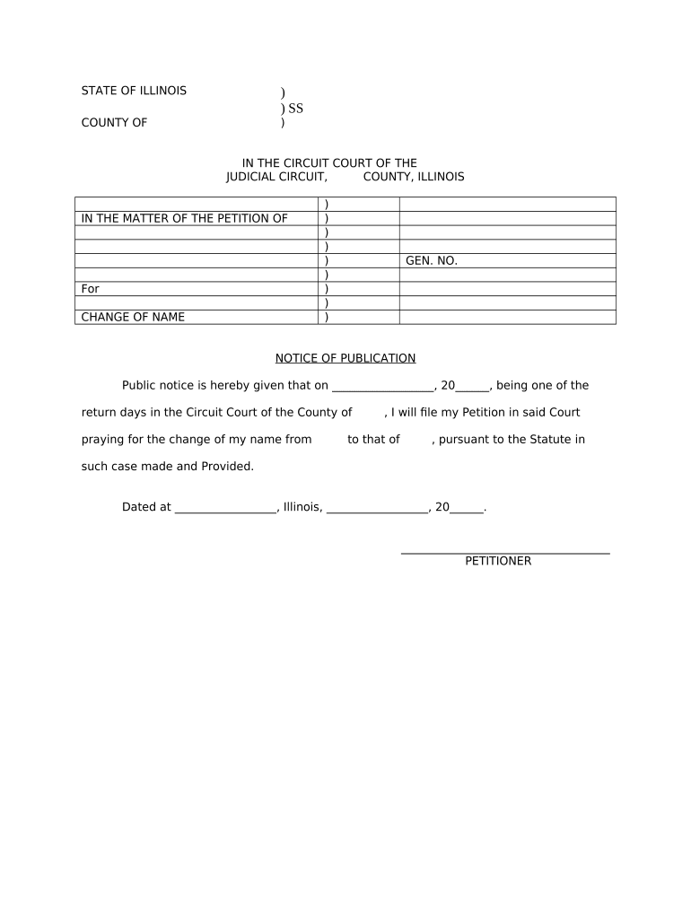 Il Name Change Fill Out Sign Online DocHub