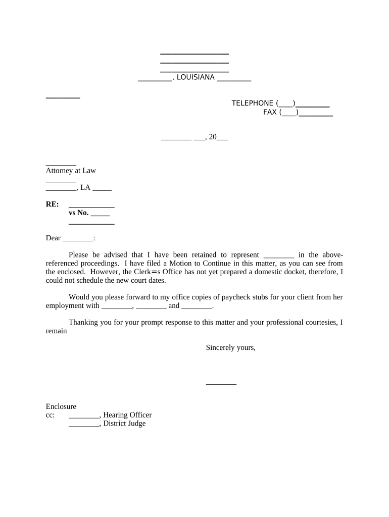 Letter To Opposing Counsel Fill Out Sign Online DocHub